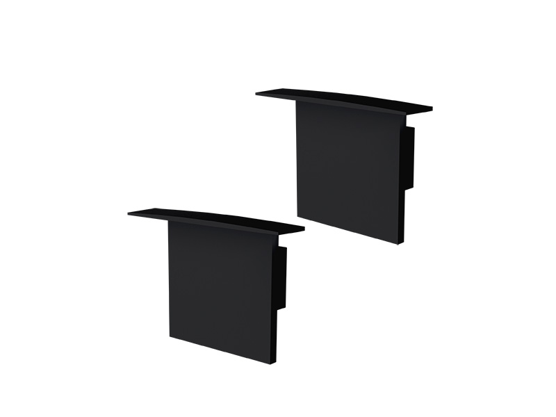 ACESSÓRIOS PERFIL SPIRE 50 TAMPA / PRESILHA EMB 35X50mm PRETO