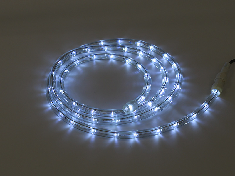 CORDA LUMINOSA LED PRO 100 METROS 13MM 2 FIOS BRANCA TASCHIBRA