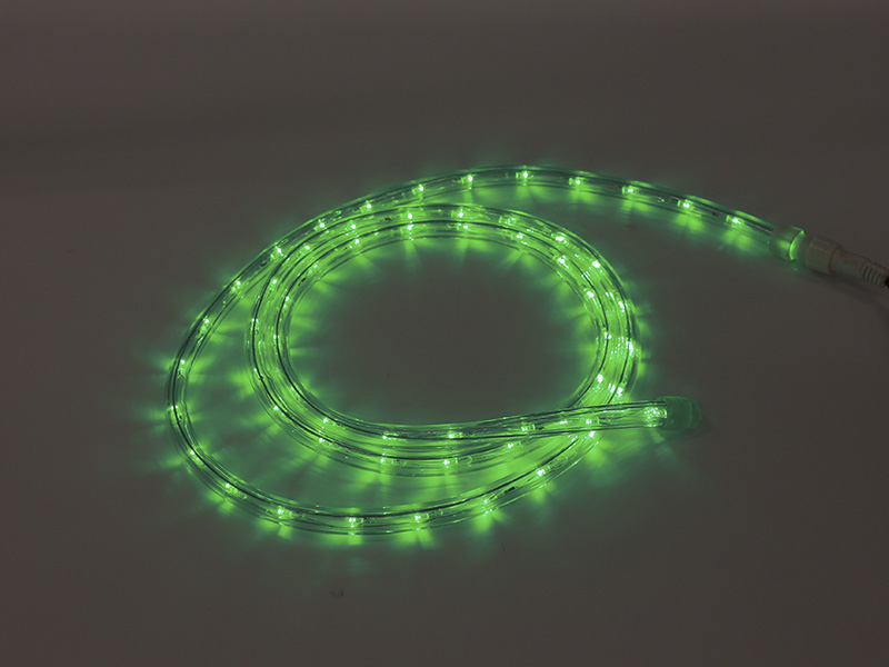 CORDA LUMINOSA LED PRO 100 METROS 13MM 2 FIOS VERDE TASCHIBRA
